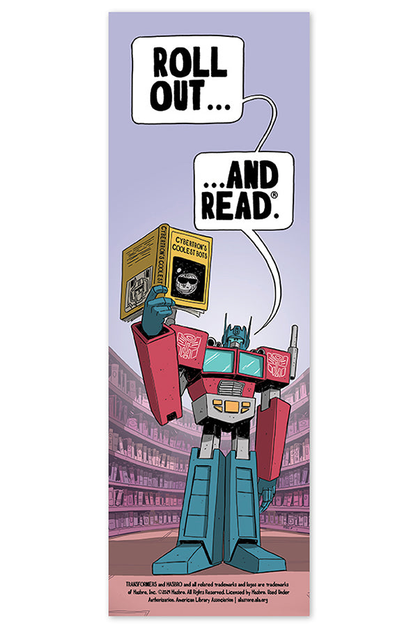 TRANSFORMERS READ Bookmark – The Library Marketplace