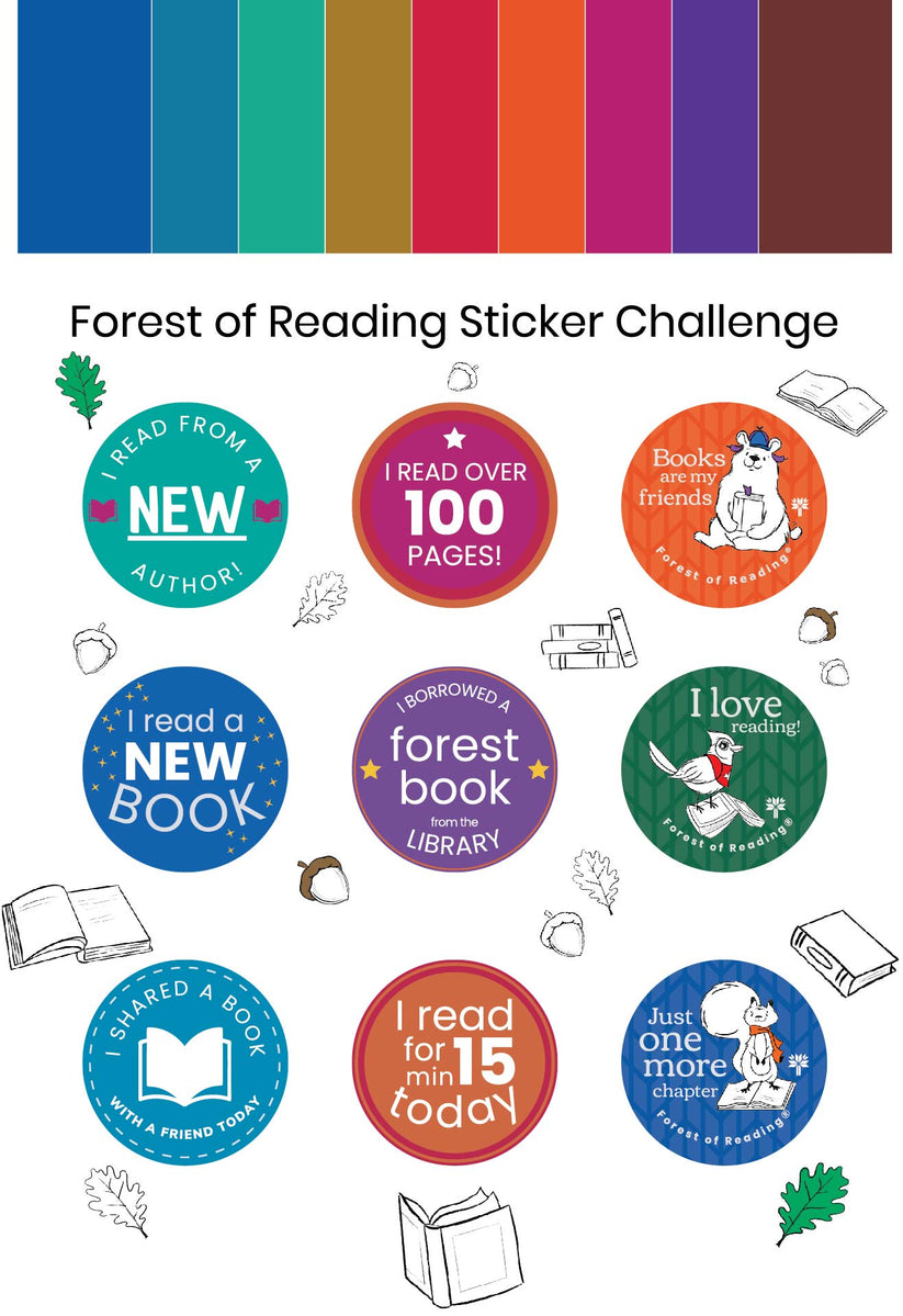 Forest of Reading – Sticker Sheet Challenge – The Library Marketplace