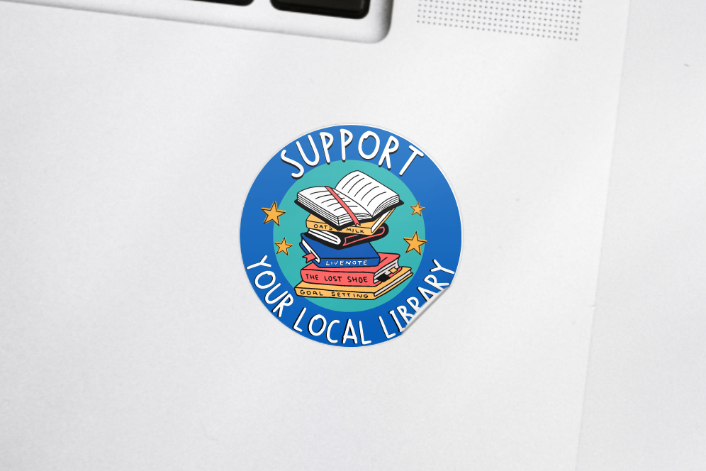 Support Your Local Library Sticker – The Library Marketplace